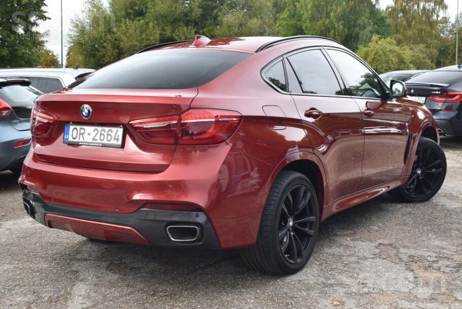 Sarkans BMW X6 2018 Kuldīga, ar dzinēja tilpumu 3.00 L un nobraukumu 0 tūkst. km par 34550 €, foto 3 vietnē AUTOMOTO.COM.LV
