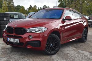 Sarkans BMW X6 2018 Kuldīga, ar dzinēja tilpumu 3.00 L un nobraukumu 0 tūkst. km par 34550 €, foto  vietnē AUTOMOTO.COM.LV