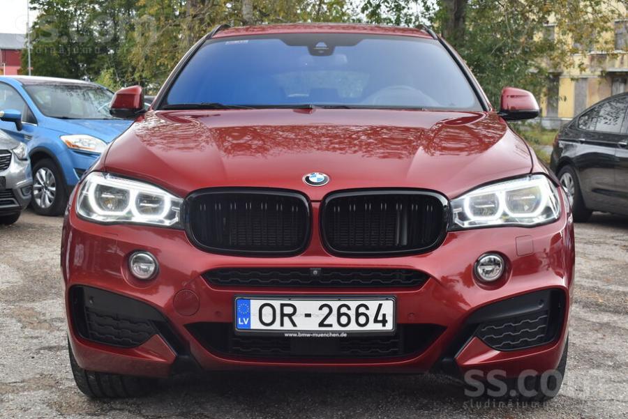 Sarkans BMW X6 2018 Kuldīga, ar dzinēja tilpumu 3.00 L un nobraukumu 0 tūkst. km par 34550 €, foto 6 vietnē AUTOMOTO.COM.LV