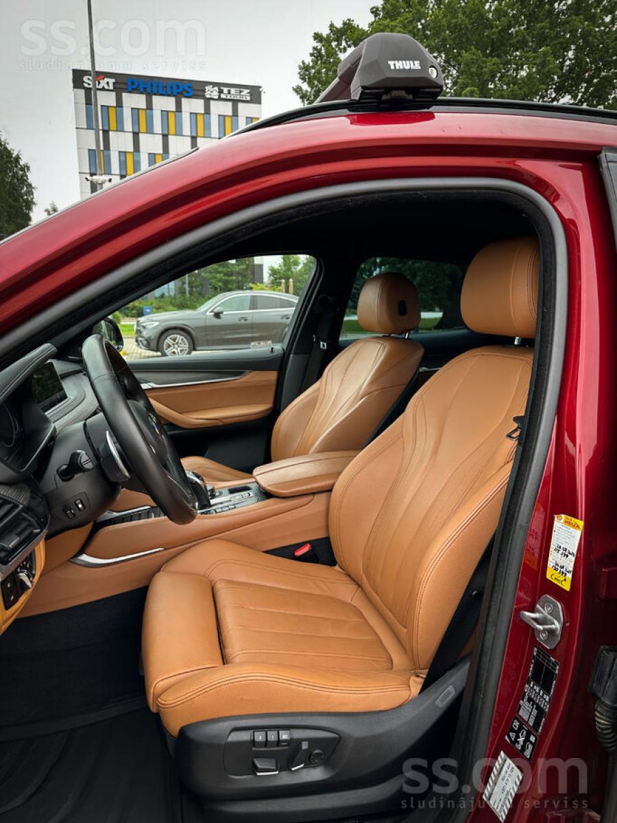 Sarkans BMW X6 2019 Rīga, ar dzinēja tilpumu 3.00 L un nobraukumu 164 tūkst. km par 29900 €, foto 12 vietnē AUTOMOTO.COM.LV