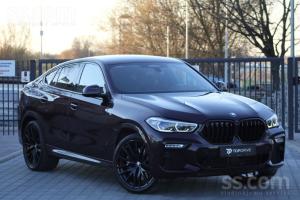 Sarkans BMW X6 2020 Jelgava, ar dzinēja tilpumu 3.00 L un nobraukumu 109 tūkst. km par 53900 €, foto  vietnē AUTOMOTO.COM.LV
