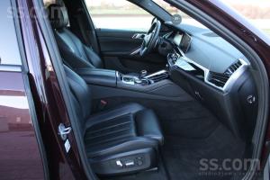 Red BMW X6 2020 in Jelgava, with an engine capacity of 3.00 L and mileage of 109 thousand km for 53900 €, photo 11 on AUTOMOTO.COM.LV