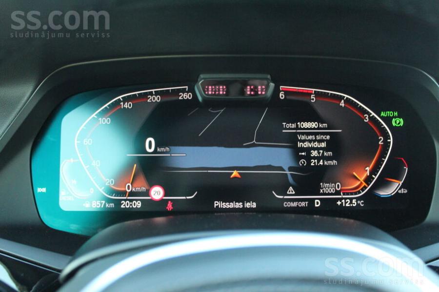 Red BMW X6 2020 in Jelgava, with an engine capacity of 3.00 L and mileage of 109 thousand km for 53900 €, photo 21 on AUTOMOTO.COM.LV