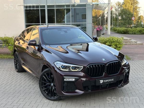 Sarkans BMW X6 2020 Jelgava, ar dzinēja tilpumu 3.00 L un nobraukumu 118 tūkst. km par 53500 €, foto 1 vietnē AUTOMOTO.COM.LV