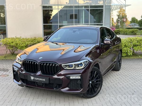 Sarkans BMW X6 2020 Jelgava, ar dzinēja tilpumu 3.00 L un nobraukumu 118 tūkst. km par 53500 €, foto 3 vietnē AUTOMOTO.COM.LV
