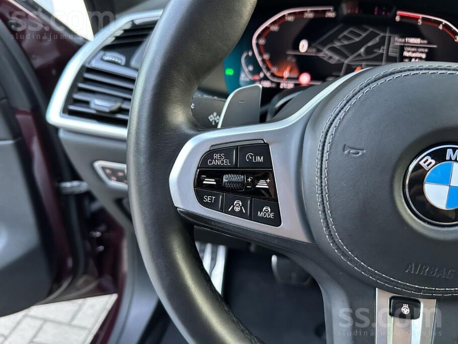 Red BMW X6 2020 in Jelgava, with an engine capacity of 3.00 L and mileage of 118 thousand km for 53500 €, photo 18 on AUTOMOTO.COM.LV