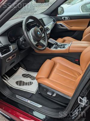 Красный БМВ Х6 2021 в Рига, объемом двигателя 3.00 л и пробегом 118 тыс. км за 51000 €, фото 3 на AUTOMOTO.COM.LV