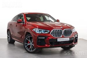 Red BMW X6 2021 in Riga, with an engine capacity of 3.00 L and mileage of 112 thousand km for 55000 €, photo 6 on AUTOMOTO.COM.LV