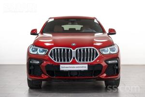 Red BMW X6 2021 in Riga, with an engine capacity of 3.00 L and mileage of 112 thousand km for 55000 €, photo 7 on AUTOMOTO.COM.LV