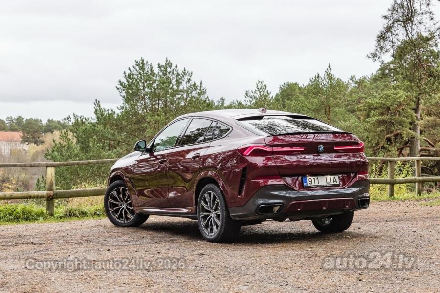 Sarkans BMW X6 2024 Tallina, ar dzinēja tilpumu 3.00 L un nobraukumu 45 tūkst. km par 91500 €, foto 6 vietnē AUTOMOTO.COM.LV