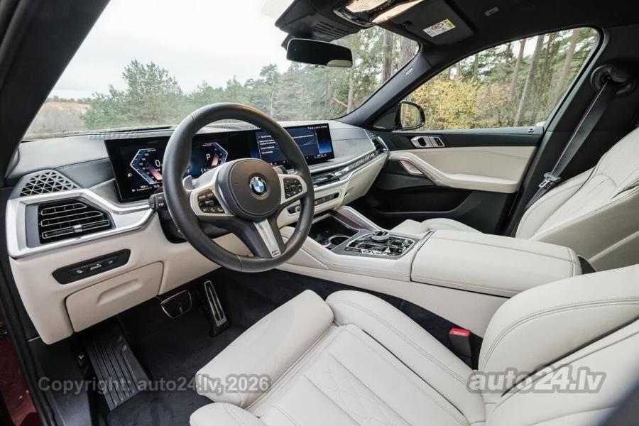 Sarkans BMW X6 2024 Tallina, ar dzinēja tilpumu 3.00 L un nobraukumu 45 tūkst. km par 91500 €, foto 13 vietnē AUTOMOTO.COM.LV