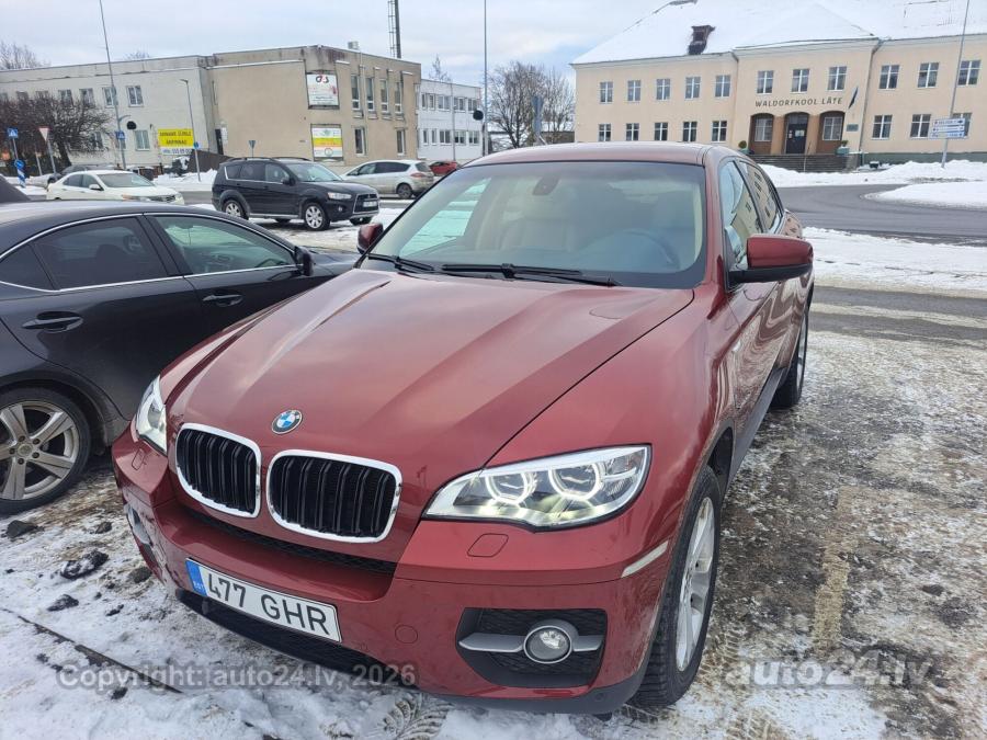 Red BMW X6 2008 in Tallinn, with an engine capacity of 3.00 L and mileage of 247 thousand km for 12500 €, photo 13 on AUTOMOTO.COM.LV