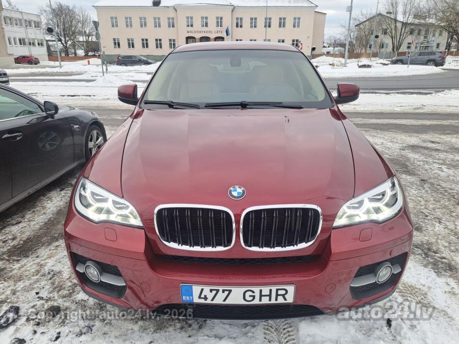 Red BMW X6 2008 in Tallinn, with an engine capacity of 3.00 L and mileage of 247 thousand km for 12500 €, photo 14 on AUTOMOTO.COM.LV
