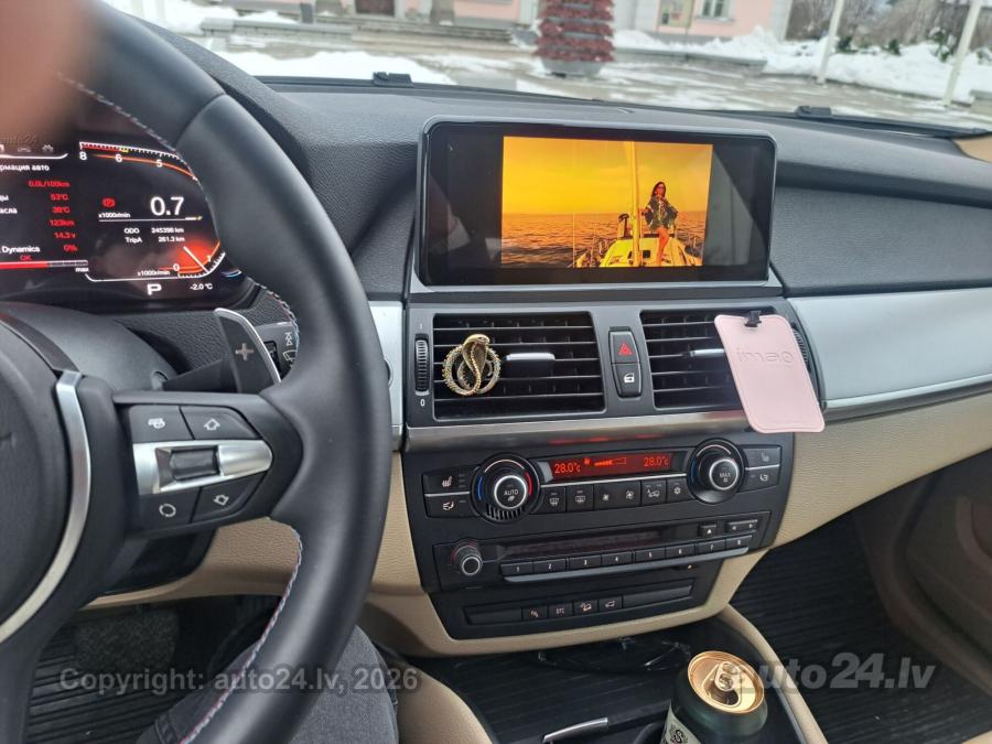Red BMW X6 2008 in Tallinn, with an engine capacity of 3.00 L and mileage of 247 thousand km for 12500 €, photo 17 on AUTOMOTO.COM.LV