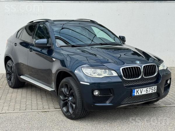 Violet BMW X6 2013 in Riga, with an engine capacity of 3.00 L and mileage of 0 thousand km for 12750 €, photo 3 on AUTOMOTO.COM.LV