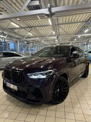 Violet BMW X6 2020 in Vilnius, with an engine capacity of 3.00 L and mileage of 91 thousand km for 54900 €, photo  on AUTOMOTO.COM.LV
