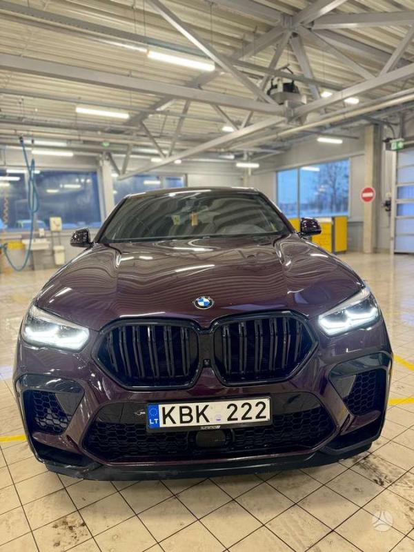 Violet BMW X6 2020 in Vilnius, with an engine capacity of 3.00 L and mileage of 91 thousand km for 54900 €, photo 6 on AUTOMOTO.COM.LV