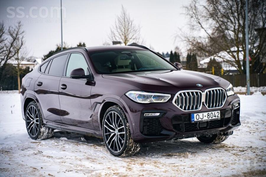 Violets BMW X6 2020 Rīga, ar dzinēja tilpumu 3.00 L un nobraukumu 0 tūkst. km par 56990 €, foto 3 vietnē AUTOMOTO.COM.LV
