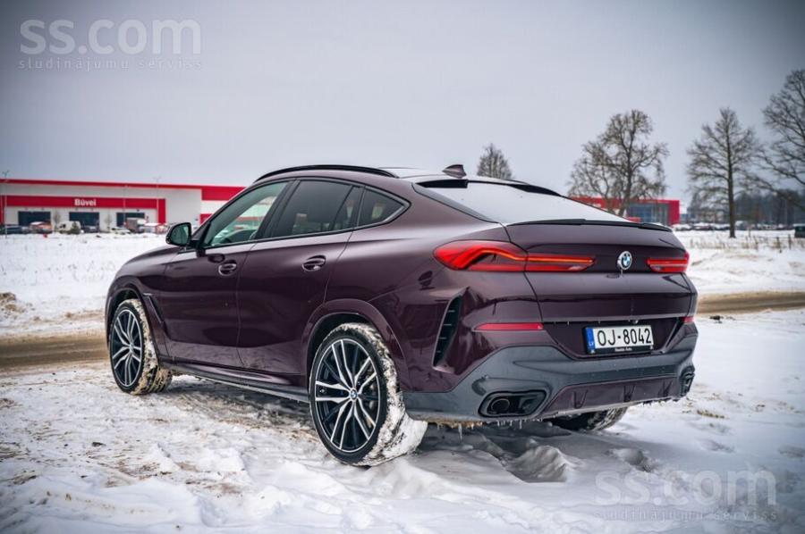 Violets BMW X6 2020 Rīga, ar dzinēja tilpumu 3.00 L un nobraukumu 0 tūkst. km par 56990 €, foto 6 vietnē AUTOMOTO.COM.LV