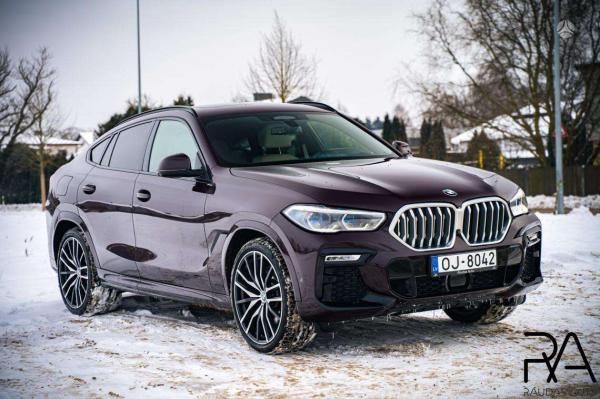 Violet BMW X6 2020 in Riga, with an engine capacity of 2.99 L and mileage of 77 thousand km for 56990 €, photo 3 on AUTOMOTO.COM.LV