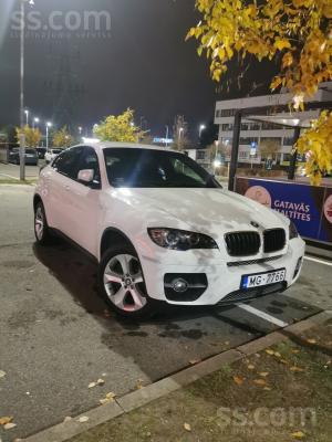 White BMW X6 2008 in Ogre, with an engine capacity of 3.00 L and mileage of 102 thousand km for 22200 €, photo  on AUTOMOTO.COM.LV