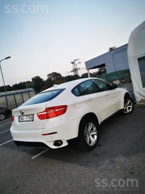 White BMW X6 2008 in Ogre, with an engine capacity of 3.00 L and mileage of 102 thousand km for 22200 €, photo 3 on AUTOMOTO.COM.LV