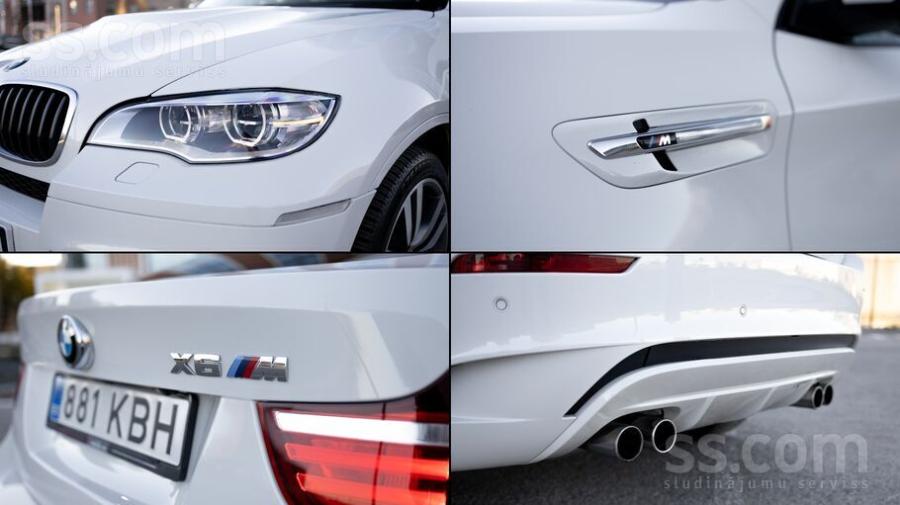 Balts BMW X6 2012 Tallina, ar dzinēja tilpumu 4.40 L un nobraukumu 233 tūkst. km par 19500 €, foto 8 vietnē AUTOMOTO.COM.LV