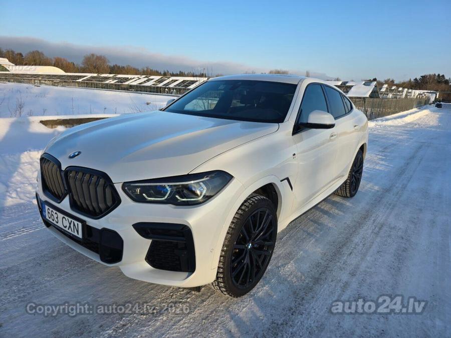 Balts BMW X6 2022 Tallina, ar dzinēja tilpumu 3.00 L un nobraukumu 82 tūkst. km par 74000 €, foto 3 vietnē AUTOMOTO.COM.LV