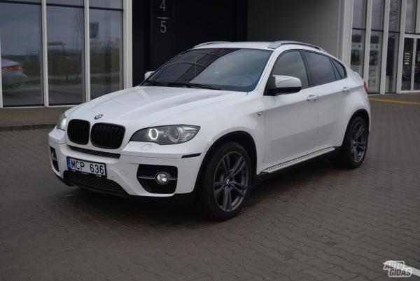 Balts BMW X6 2009 Viļņa, ar dzinēja tilpumu 3.00 L un nobraukumu 257 tūkst. km par 10750 €, foto 1 vietnē AUTOMOTO.COM.LV