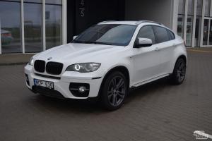 White BMW X6 2009 in Vilnius, with an engine capacity of 3.00 L and mileage of 257 thousand km for 10750 €, photo  on AUTOMOTO.COM.LV