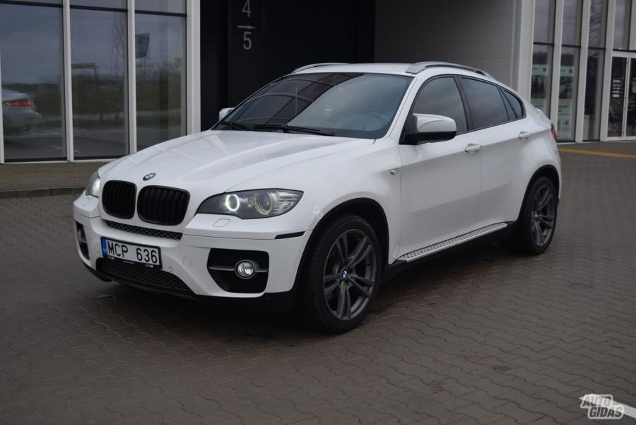 Balts BMW X6 2009 Viļņa, ar dzinēja tilpumu 3.00 L un nobraukumu 257 tūkst. km par 10750 €, foto 1 vietnē AUTOMOTO.COM.LV