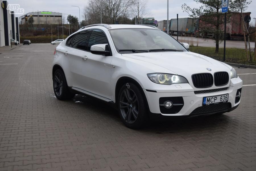 Balts BMW X6 2009 Viļņa, ar dzinēja tilpumu 3.00 L un nobraukumu 257 tūkst. km par 10750 €, foto 3 vietnē AUTOMOTO.COM.LV