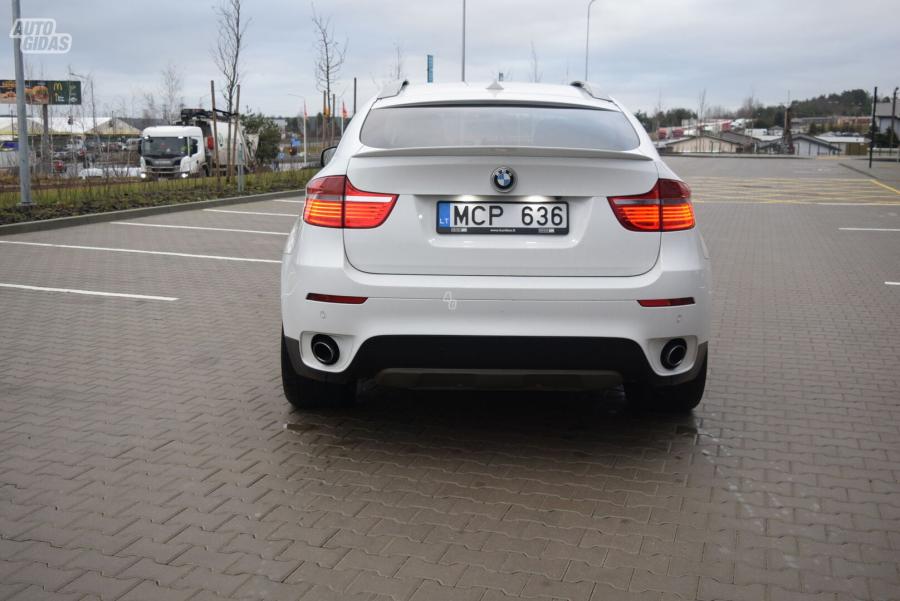 Balts BMW X6 2009 Viļņa, ar dzinēja tilpumu 3.00 L un nobraukumu 257 tūkst. km par 10750 €, foto 6 vietnē AUTOMOTO.COM.LV