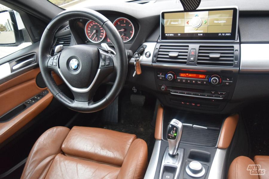 Balts BMW X6 2009 Viļņa, ar dzinēja tilpumu 3.00 L un nobraukumu 257 tūkst. km par 10750 €, foto 15 vietnē AUTOMOTO.COM.LV
