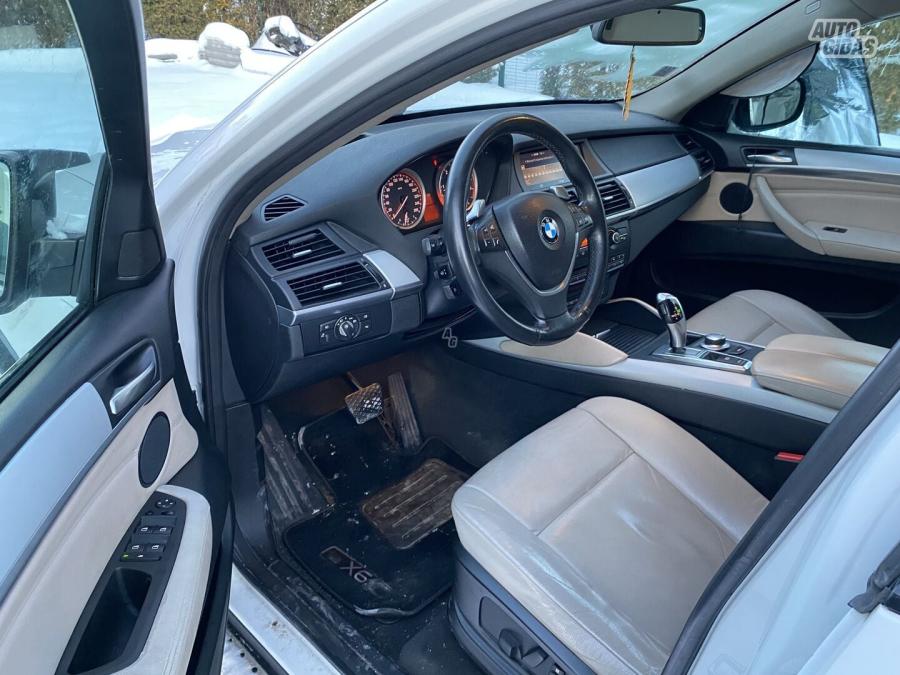 Balts BMW X6 2009 Ukmergė, ar dzinēja tilpumu 3.00 L un nobraukumu 336 tūkst. km par 10200 €, foto 10 vietnē AUTOMOTO.COM.LV