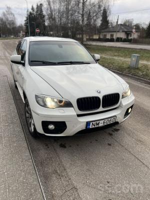 Белый БМВ Х6 2009 в Рига, объемом двигателя 3.00 л и пробегом 370 тыс. км за 9900 €, фото 3 на AUTOMOTO.COM.LV
