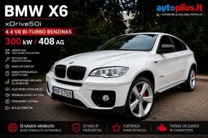 White BMW X6 2009 in Kedainiai, with an engine capacity of 4.40 L and mileage of 183 thousand km for 13333 €, photo  on AUTOMOTO.COM.LV