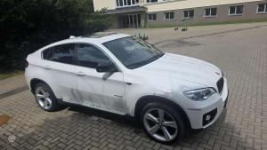 White BMW X6 2009 in Kedainiai, with an engine capacity of 4.40 L and mileage of 183 thousand km for 13333 €, photo 17 on AUTOMOTO.COM.LV
