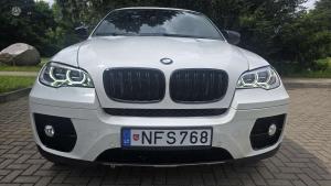 White BMW X6 2009 in Kedainiai, with an engine capacity of 4.40 L and mileage of 183 thousand km for 13333 €, photo 21 on AUTOMOTO.COM.LV