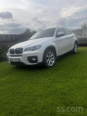 Balts BMW X6 2009 Rīga, ar dzinēja tilpumu 3.00 L un nobraukumu 370 tūkst. km par 10500 €, foto  vietnē AUTOMOTO.COM.LV