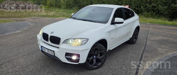 BMW X6 2009 Rīga vietnē Balts BMW X6 2009 Rīga, ar dzinēja tilpumu 3.00 L un nobraukumu 178 tūkst. km par 11000 €, foto 1 vietnē AUTOMOTO.COM.LV