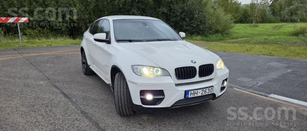 BMW X6 2009 Rīga vietnē Balts BMW X6 2009 Rīga, ar dzinēja tilpumu 3.00 L un nobraukumu 178 tūkst. km par 11000 €, foto 6 vietnē AUTOMOTO.COM.LV