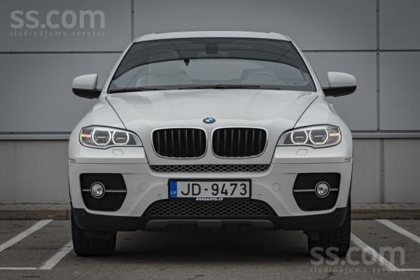 Белый БМВ Х6 2010 в Рига, объемом двигателя 3.00 л и пробегом 239 тыс. км за 9990 €, фото 2 на AUTOMOTO.COM.LV