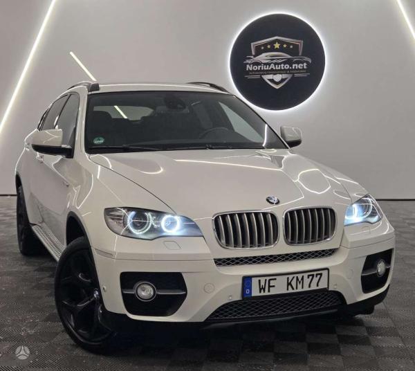 Balts BMW X6 2011 Marijampole, ar dzinēja tilpumu 2.99 L un nobraukumu 221 tūkst. km par 13850 €, foto 1 vietnē AUTOMOTO.COM.LV