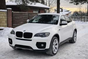 Balts BMW X6 2011 Viļņa, ar dzinēja tilpumu 2.99 L un nobraukumu 277 tūkst. km par 12500 €, foto  vietnē AUTOMOTO.COM.LV