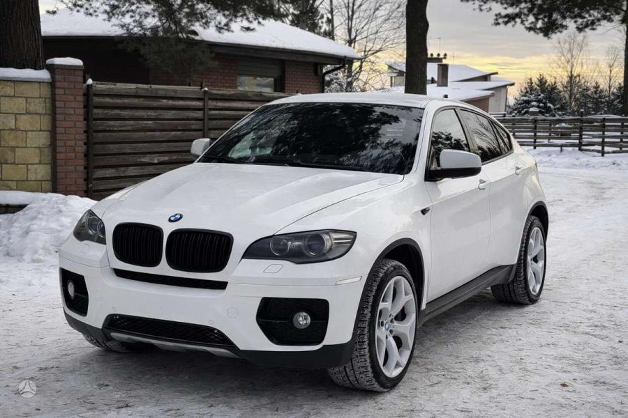 White BMW X6 2011 in Vilnius, with an engine capacity of 2.99 L and mileage of 277 thousand km for 12500 €, photo 11 on AUTOMOTO.COM.LV