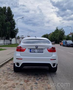 White BMW X6 2011 in Riga, with an engine capacity of 3.00 L and mileage of 310 thousand km for 13000 €, photo 6 on AUTOMOTO.COM.LV