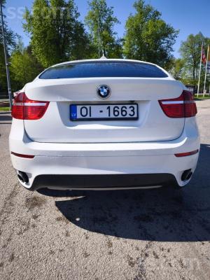White BMW X6 2011 in Riga, with an engine capacity of 3.00 L and mileage of 205 thousand km for 13299 €, photo 5 on AUTOMOTO.COM.LV
