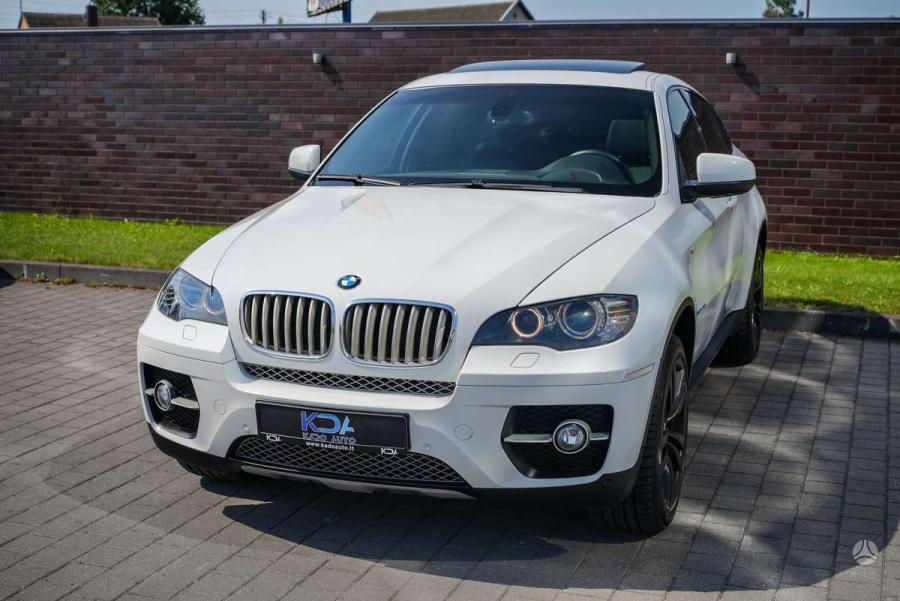 White BMW X6 2011 in Marijampole, with an engine capacity of 2.99 L and mileage of 283 thousand km for 11950 €, photo 5 on AUTOMOTO.COM.LV
