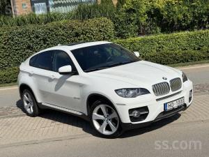 White BMW X6 2011 in Riga, with an engine capacity of 3.00 L and mileage of 312 thousand km for 11500 €, photo 4 on AUTOMOTO.COM.LV
